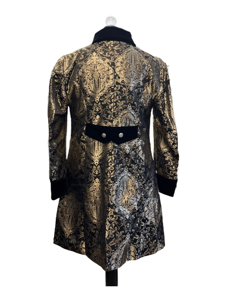 Renaissance coat in gold king brocade | Mens | UK Retail | Burleska.co.uk